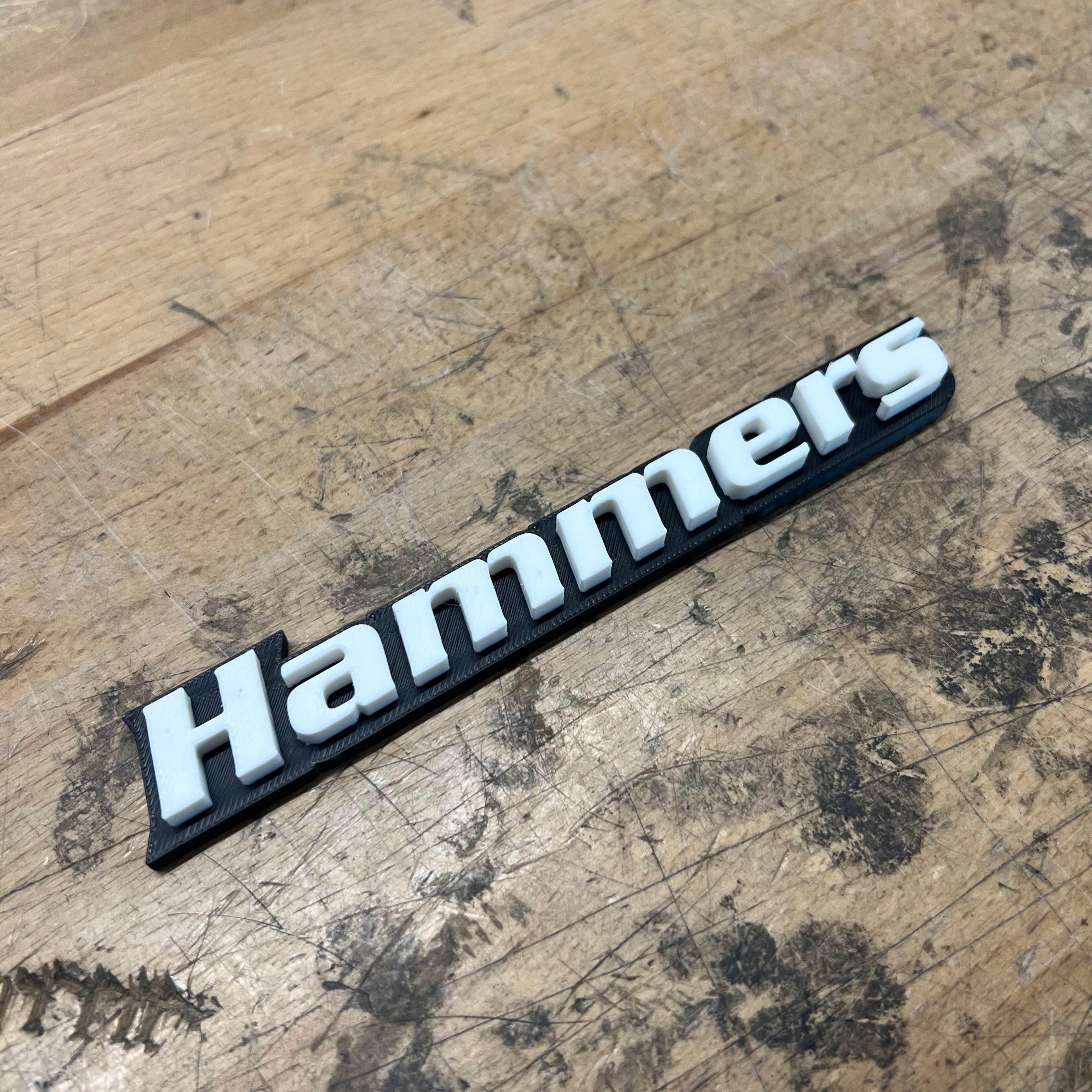 Custom Toolbox Drawer Emblems - Hammers - Economy – Main Event Emblems