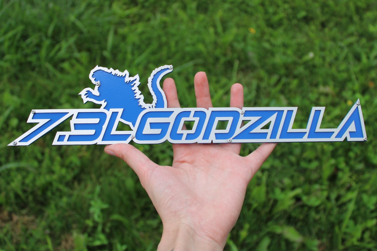 7.3 Godzilla Fender Emblem Decal - Universal Fitment