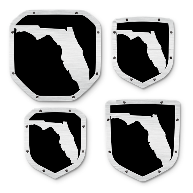 Florida State Shield Emblem - RAM® Trucks, Grille or Tailgate - Fits M ...