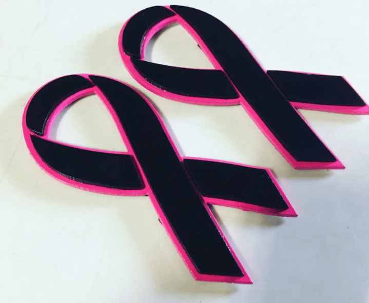 Cancer Ribbon Emblem