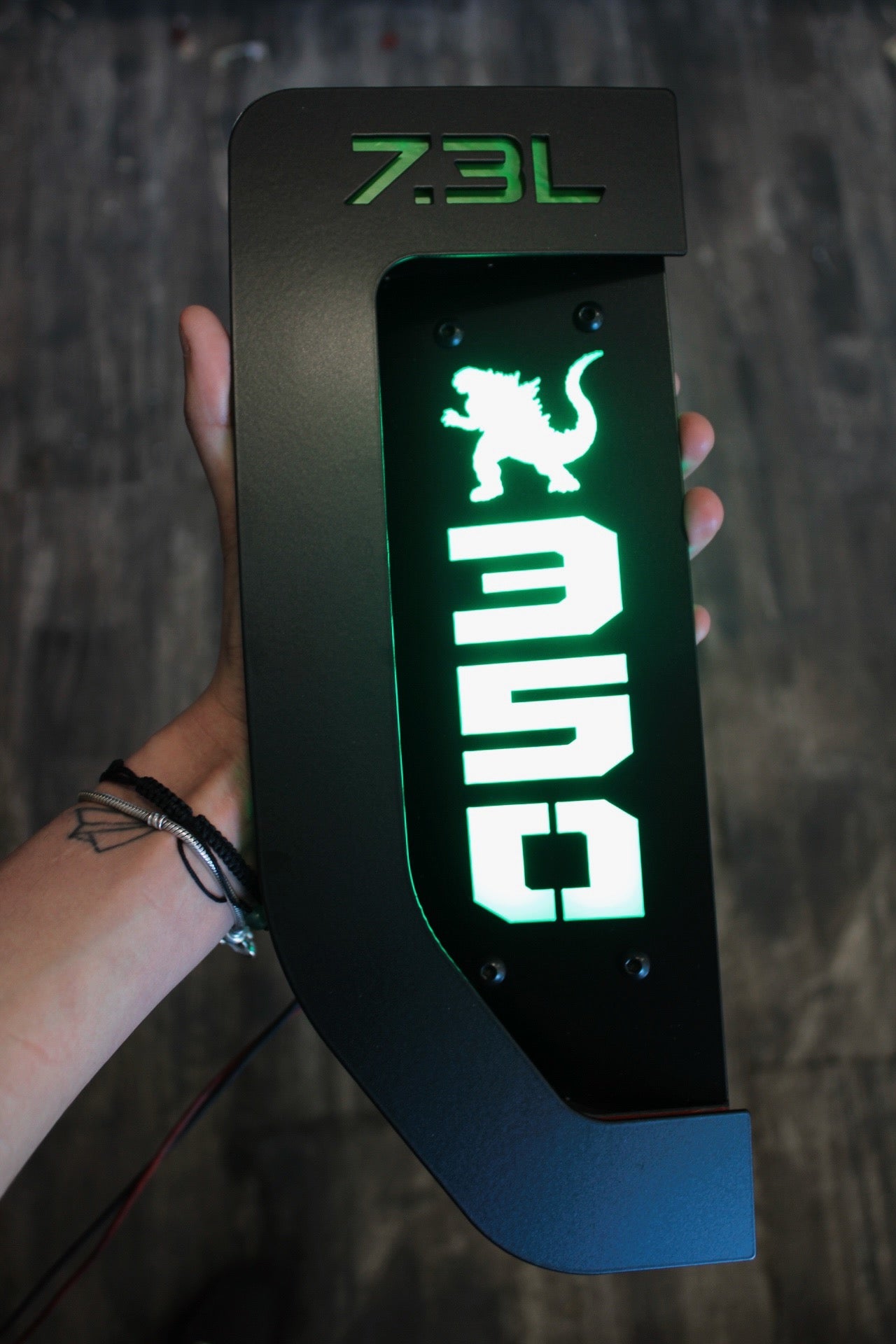 Godzilla LED Fender Replacement Emblems - Fits 2017+ Ford® Super Duty ...