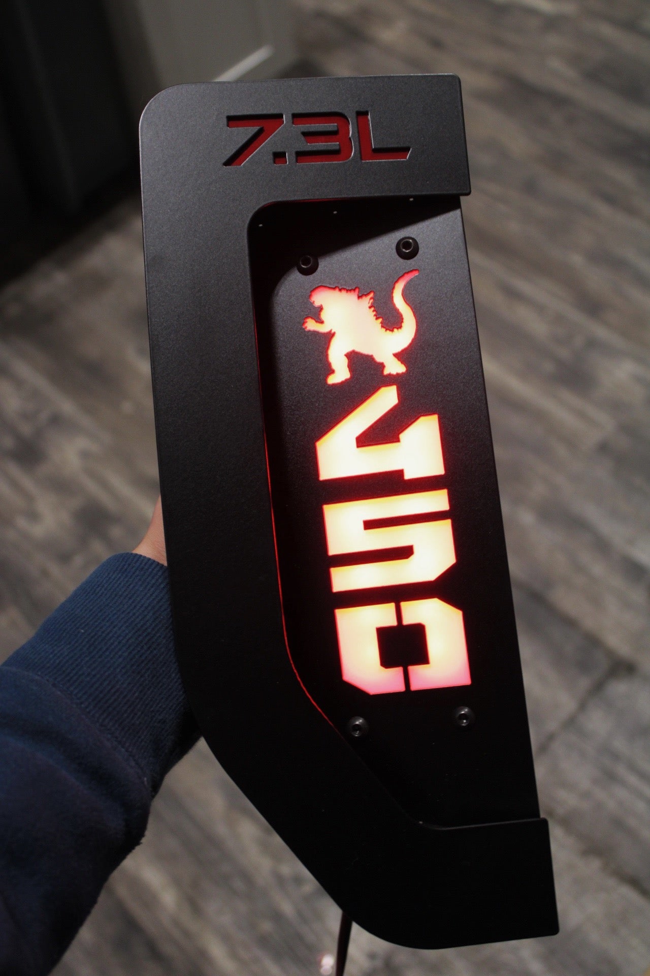 Godzilla LED Fender Replacement Emblems - Fits 2017+ Ford® Super Duty ...