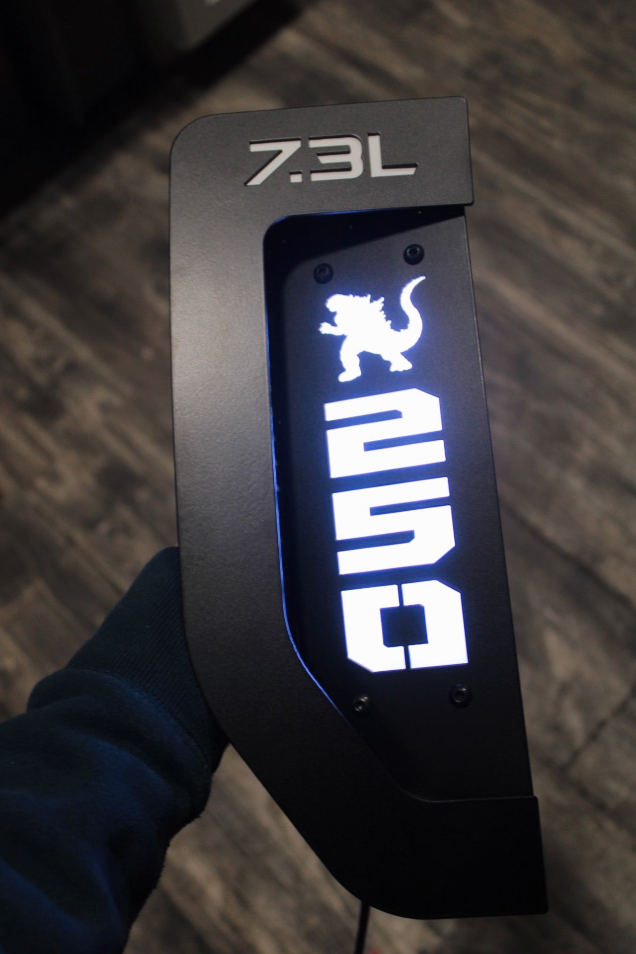 Godzilla LED Fender Replacement Emblems - Fits 2017+ Ford® Super Duty ...