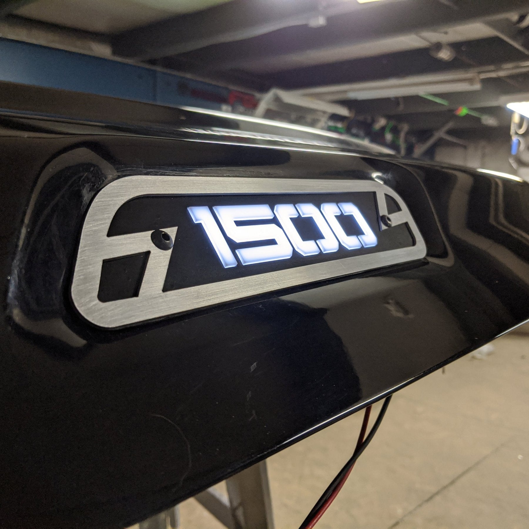 Custom Text LED Hood Emblem Replacements - Fits 2019+ Ram® 5th Gen 150 ...