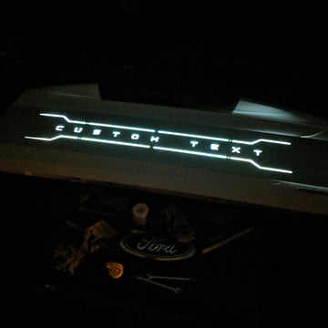 Custom Text LED Tailgate Panel - Fits 2017-2019 Super Duty® – Main ...