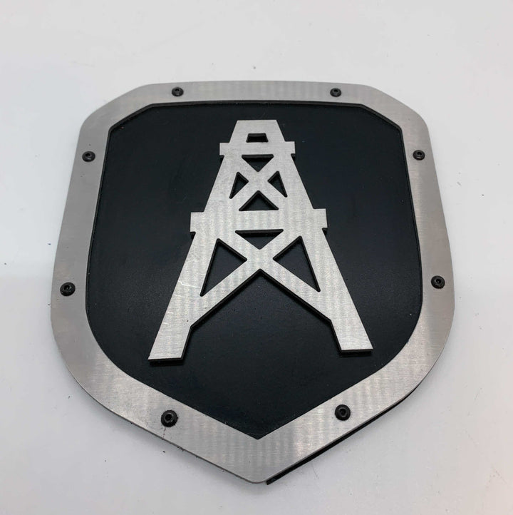Oil Rig Shield Emblem - RAM® Trucks, Grille or Tailgate - Fits Multipl ...