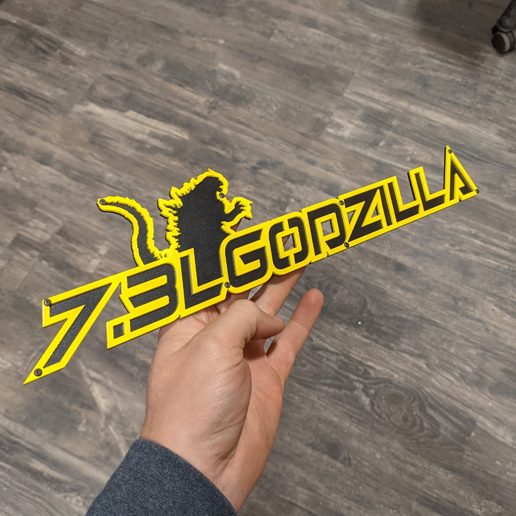 7.3 Godzilla Fender Emblem Decal - Universal Fitment – Main Event Emblems