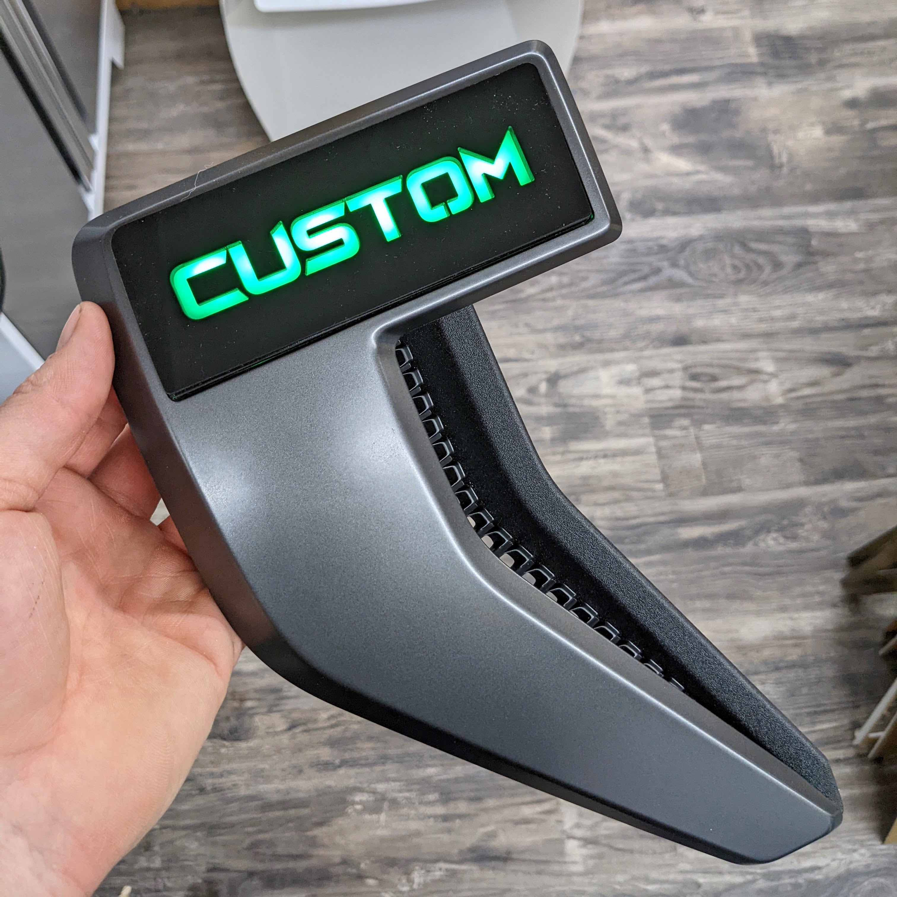 LED Custom Text Fender Badge Pair - OEM Modified Badges - Fits 2021+ F ...