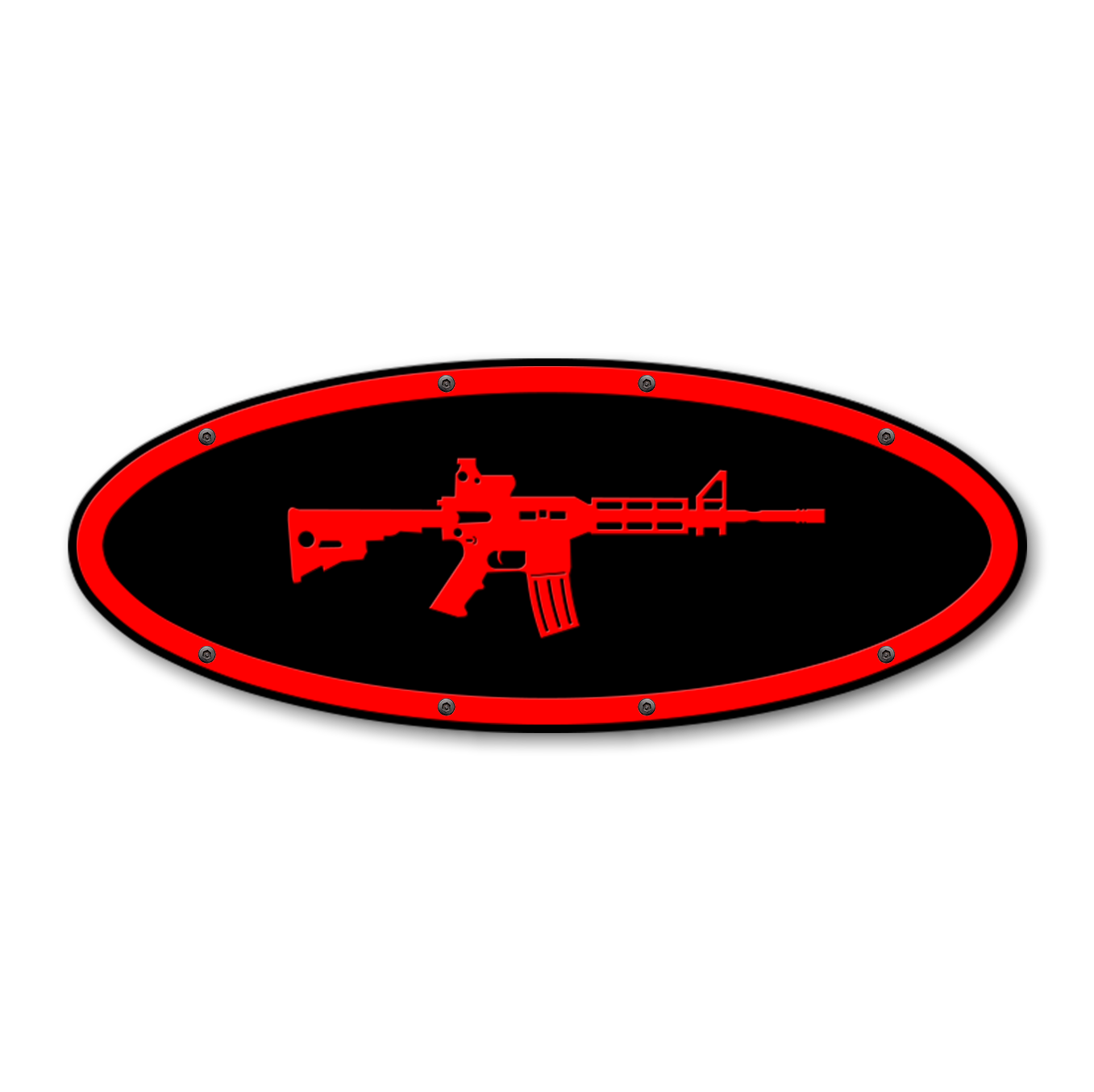 AR15 Design Oval Replacement - Fits Multiple Ford® Trucks - Fully Cust ...