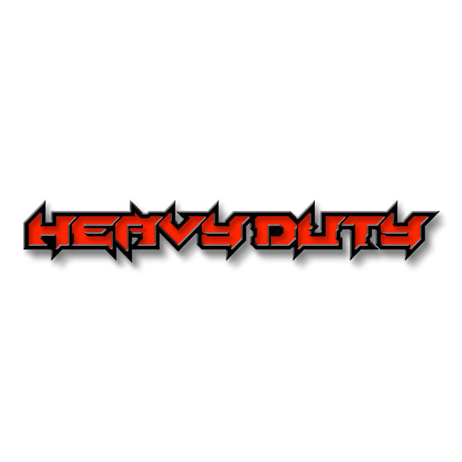 Custom Heavy Duty Text Emblem - Powder Coated Aluminum - Choose Your C ...