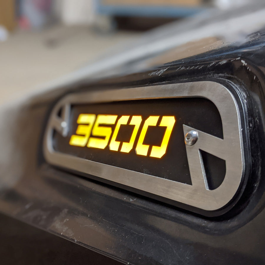 Custom Text Hood Emblem Replacements - Fits 2019-2025 Ram® 2500, 3500 ...