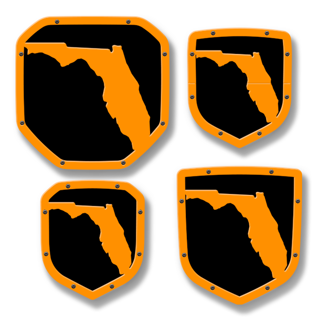 Florida State Shield Emblem - RAM® Trucks, Grille or Tailgate - Fits M ...